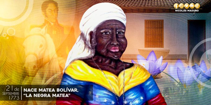 Se conmemoran 249 años del natalicio de la «Negra Matea»