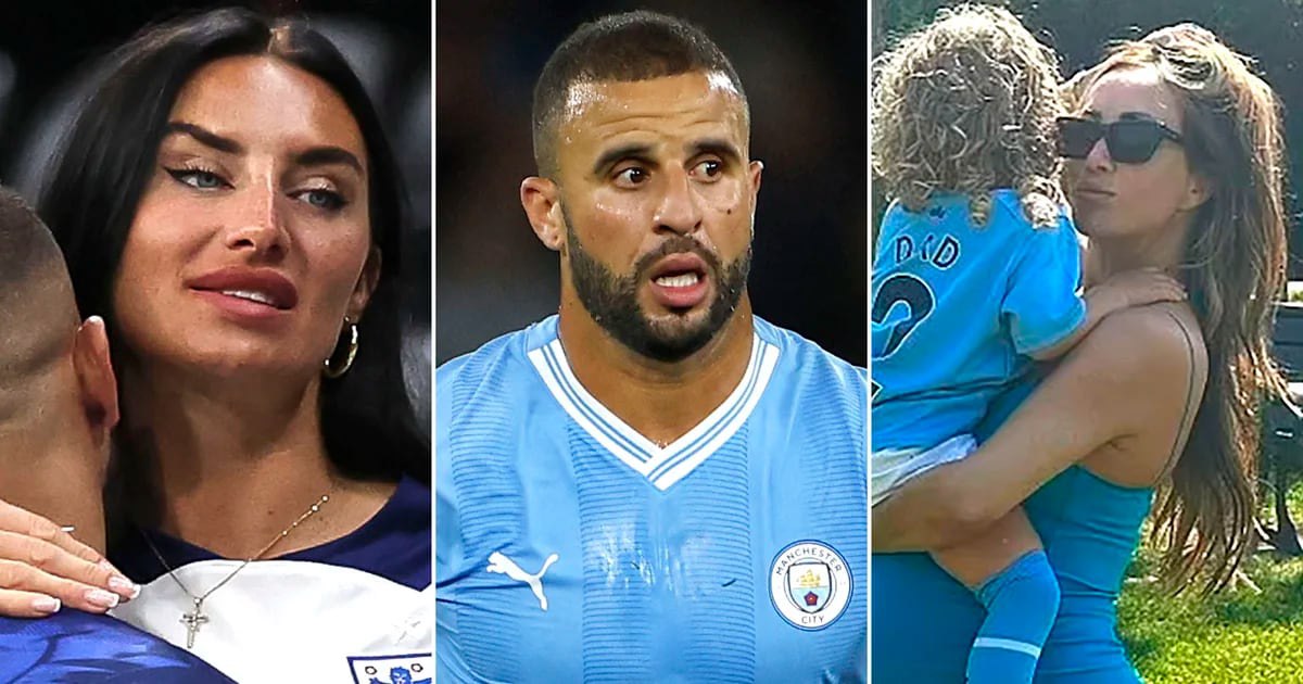 El problema del futbolista Kyle Walker con su esposa la amante y su novia